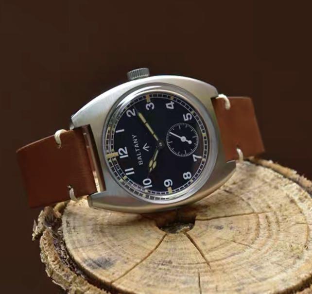 BALTANY VINTAGE BARREL SHAPE CASE MILITARY WATCH, Men's Fashion ...