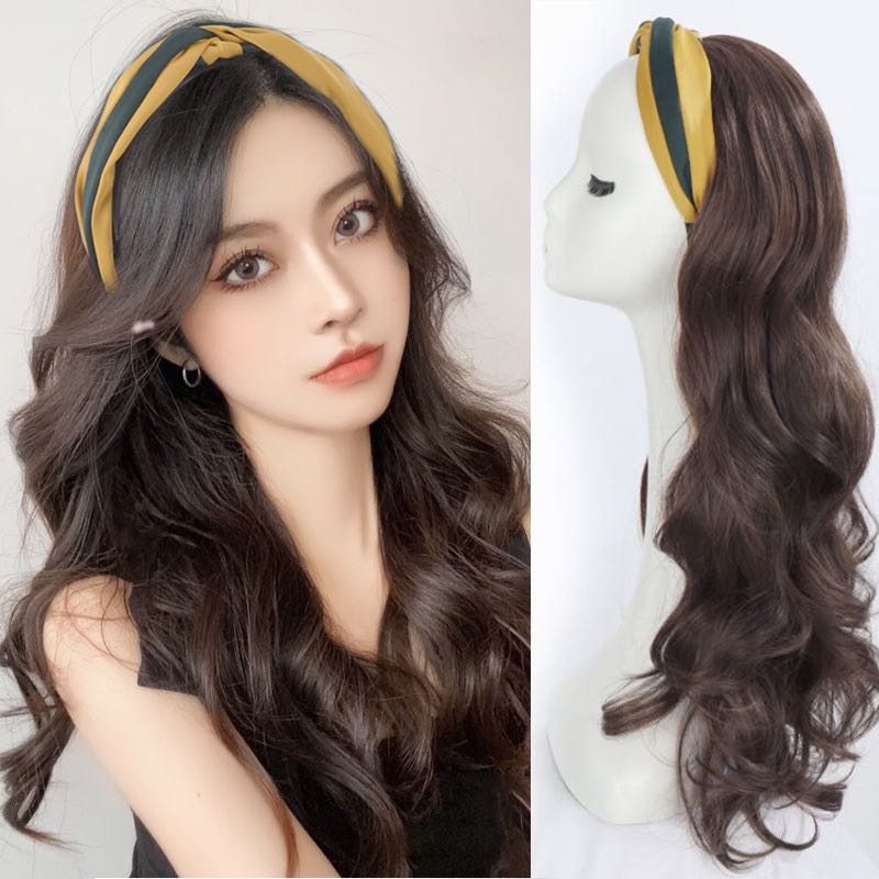 Hanya satu Diskon!Bando dengan wig limited, Kesehatan & Kecantikan ...