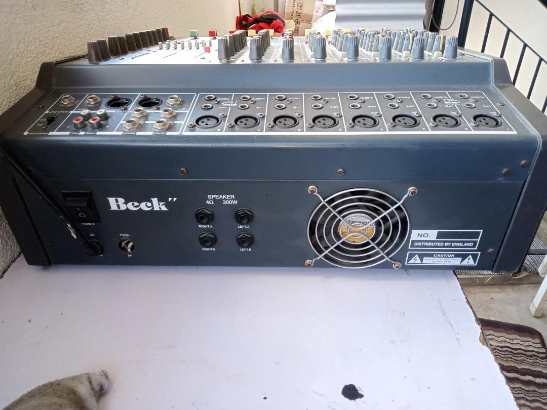Beck PC-830 Stereo Powered Mixer, Audio, Soundbars, Speakers ...
