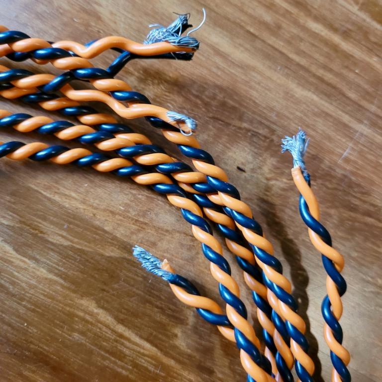 Belden 9497 speaker cables 2m pair unterminated, Audio, Other Audio ...