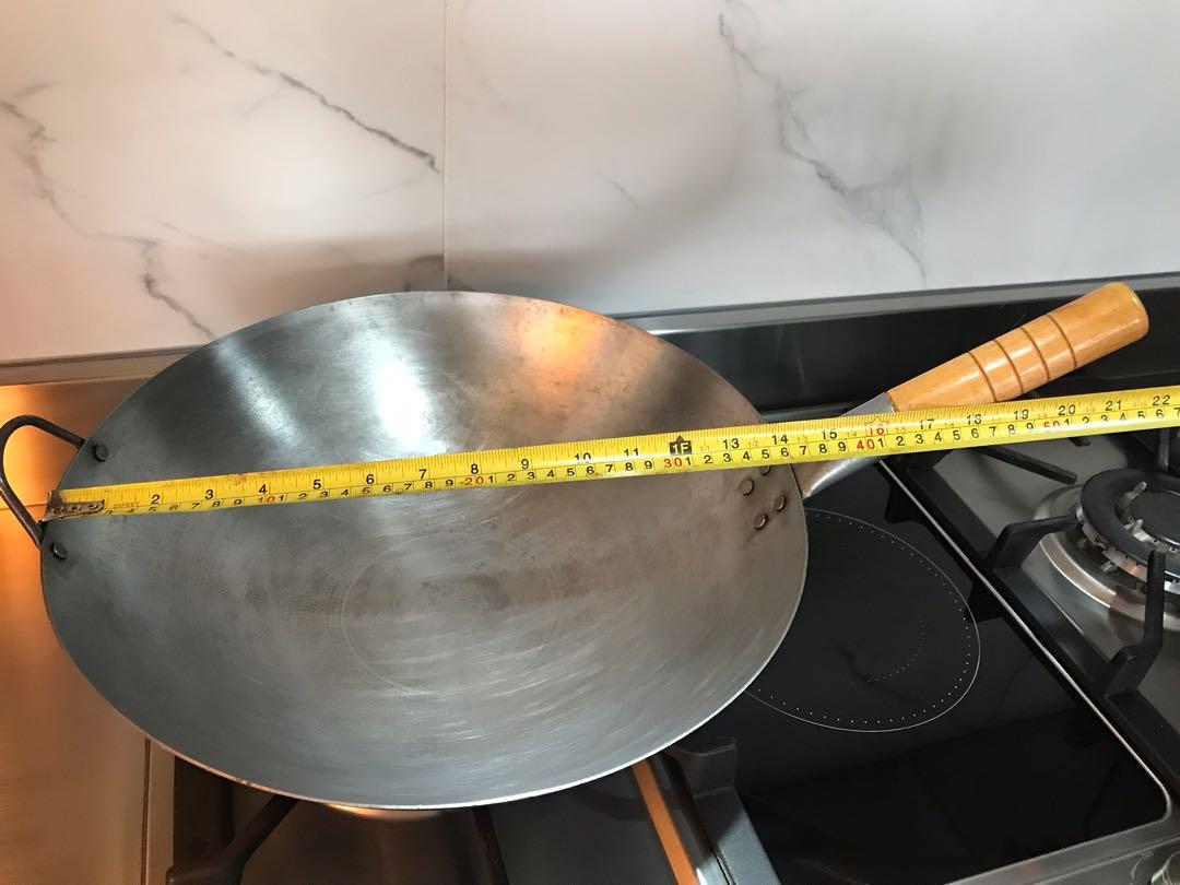 Big Cooking Wok 38cm diameter, Furniture & Home Living, Kitchenware ...
