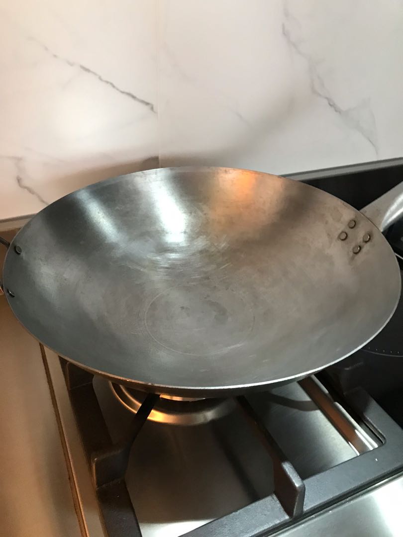 Big Cooking Wok 38cm diameter, Furniture & Home Living, Kitchenware ...