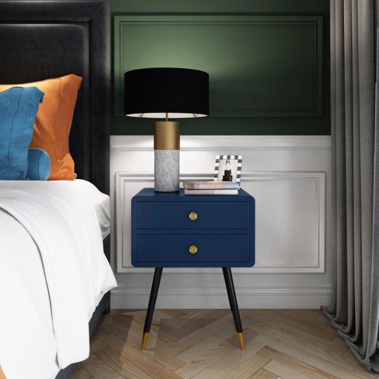 BLAKE BEDSIDE TABLE | NIGHTSTAND, Furniture & Home Living, Furniture ...