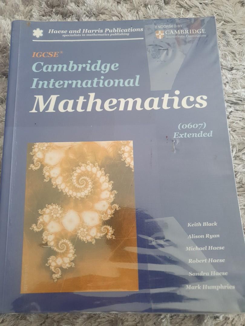 Cambridge International Mathematics (0607) Extended, Hobbies & Toys ...