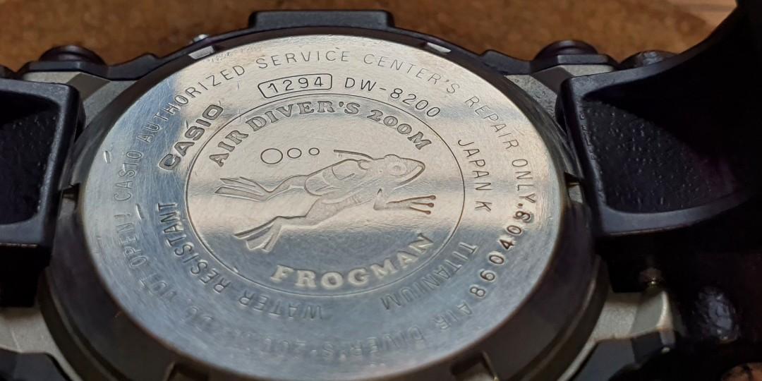 Casio Frogman DW 8200, Men's Fashion, Watches & Accessories, Watches on ...