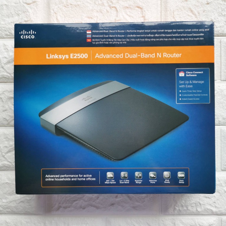 Cisco Linksys Dual Band Wireless Router (E2500), Computers & Tech ...