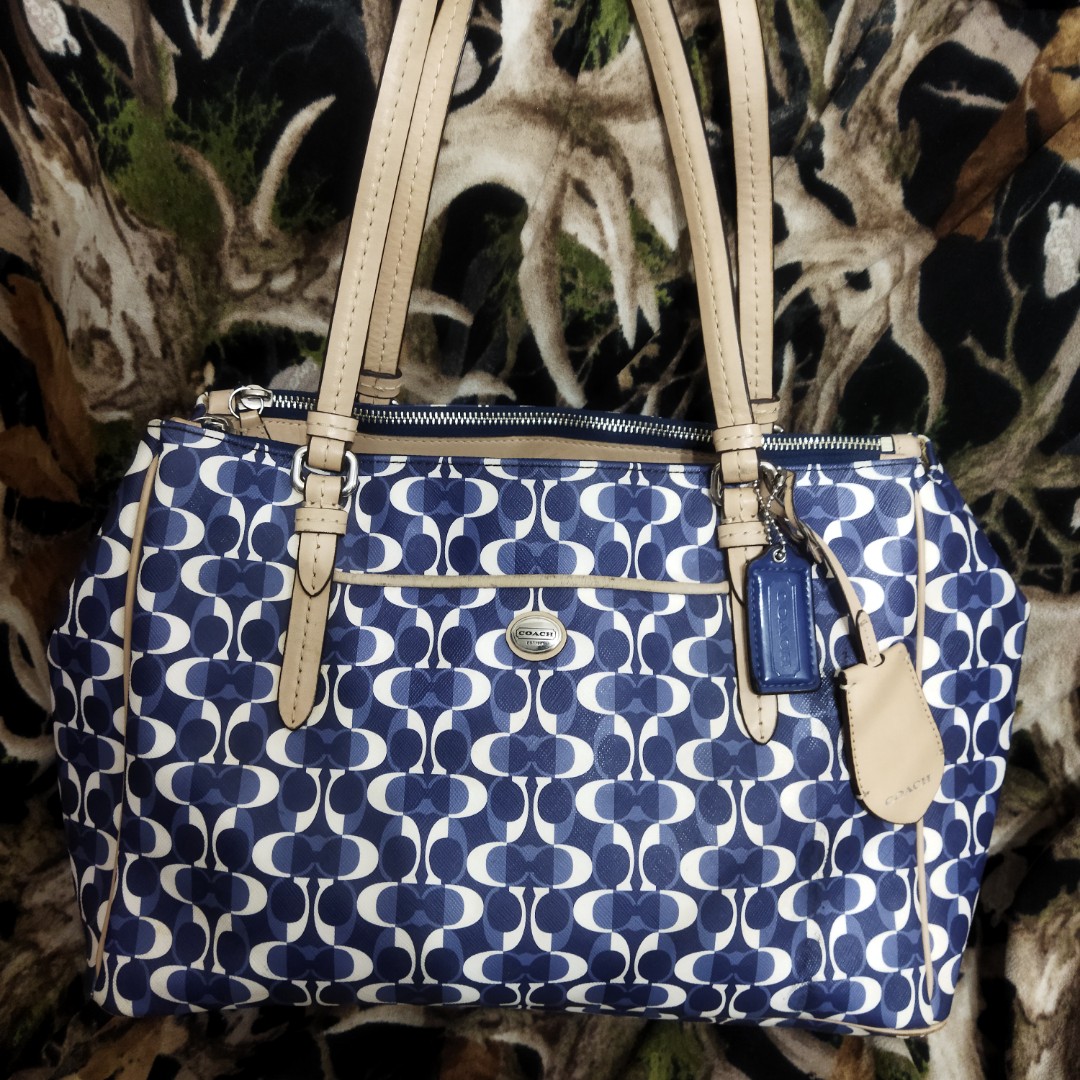 Coach PVC Tote, Luxury, Bags & Wallets on Carousell