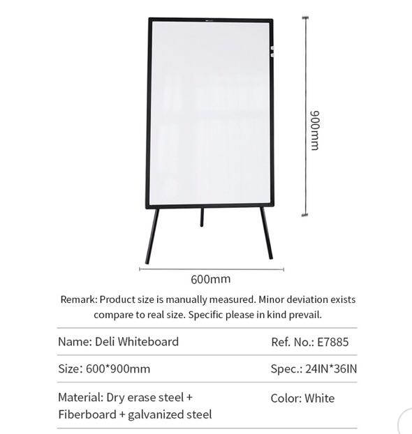Deli Easel Board E7885, Hobbies & Toys, Stationery & Craft, Stationery ...
