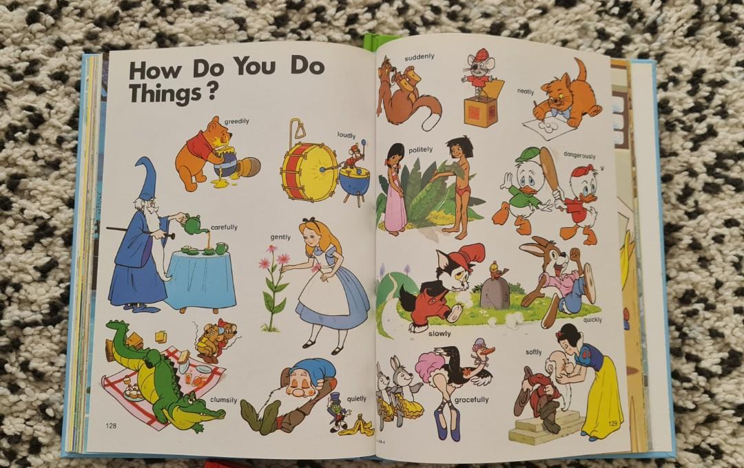 Disney Words Book, Hobbies & Toys, Books & Magazines, Children's Books ...