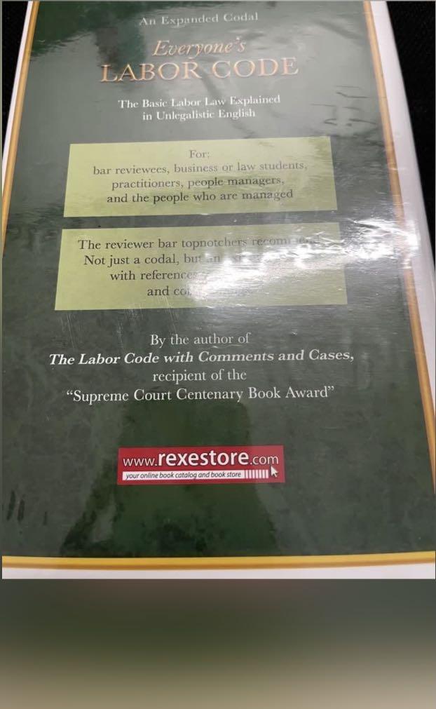 Everyone's Labor Code Azucena 2021 HARDBOUND, Hobbies & Toys, Books ...