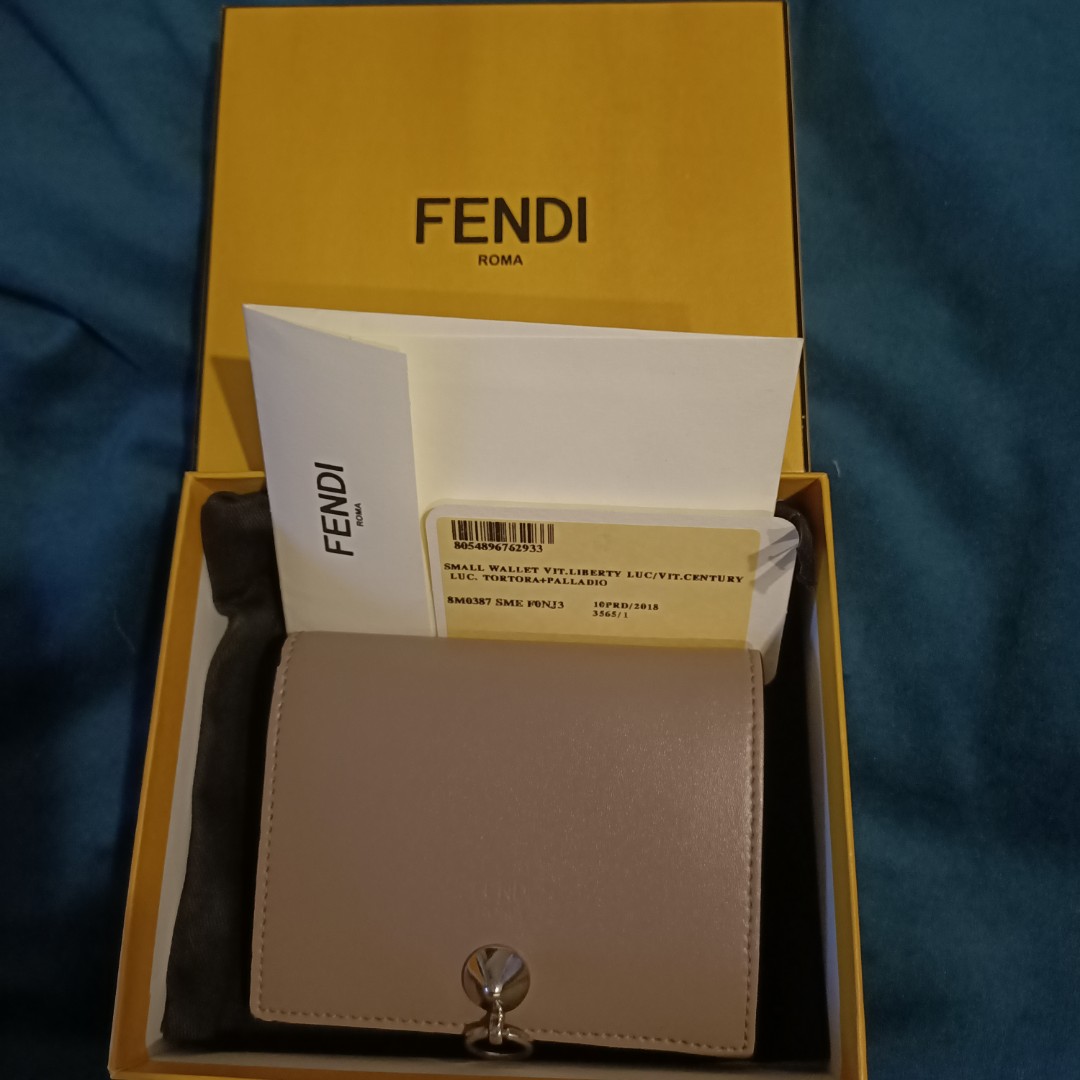 Fendi compact wallet, Luxury, Bags & Wallets on Carousell