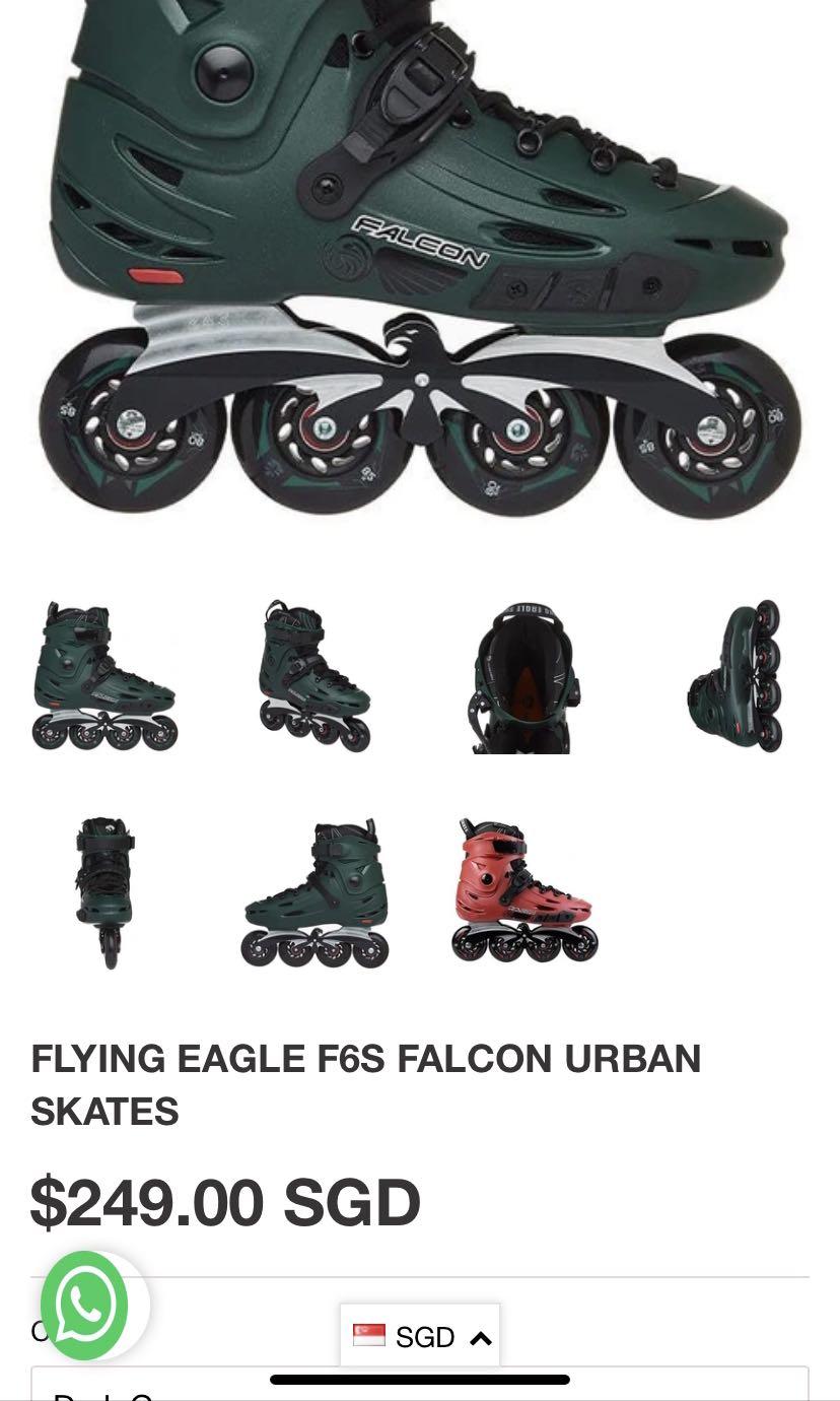 Flying Eagle F6S Urban Rollerblades (EUR 38), Sports Equipment, Sports ...