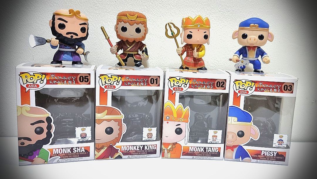 Funko Pop Monkey King Series 1, set of 4 Monkey King, Monkey Tang ...