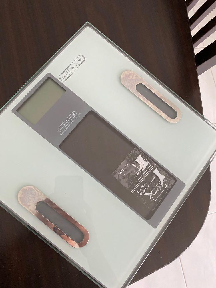 Guardian Body Fat and Weighing Scale, Health & Nutrition, Health ...