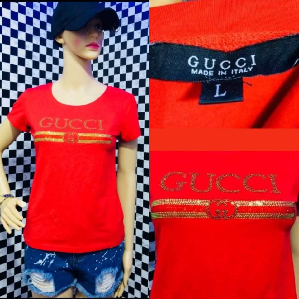 GUCCI RED, Women's Fashion, Tops, Shirts on Carousell
