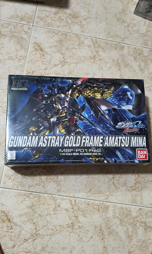 Gunpla HG Gundam seed Astray Gold Frame., Hobbies & Toys, Toys & Games ...