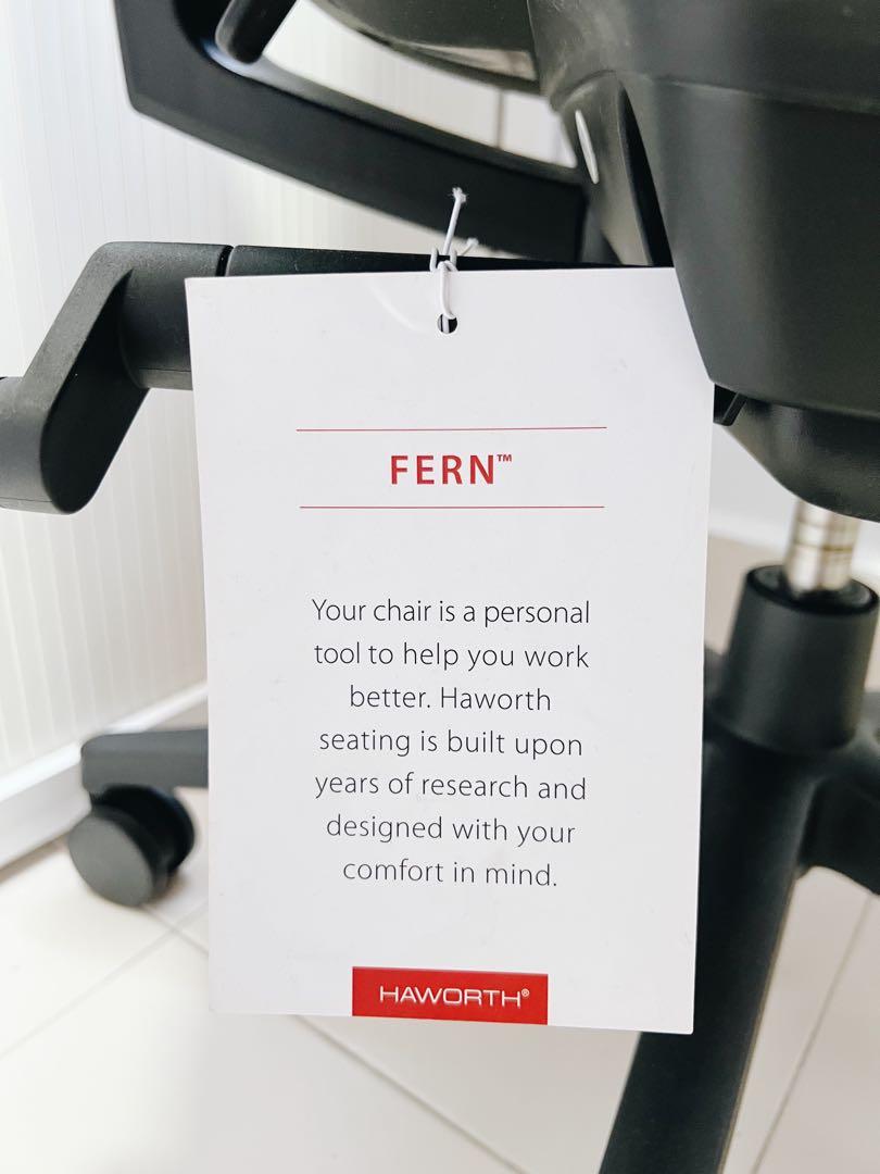 Haworth “Fern” Task Chair, Furniture & Home Living, Furniture, Chairs ...
