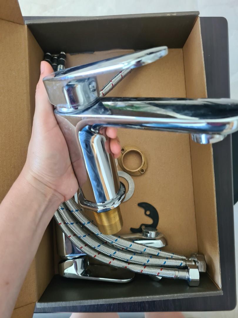 HDB BTO basin tap mixer, Furniture & Home Living, Bathroom & Kitchen ...