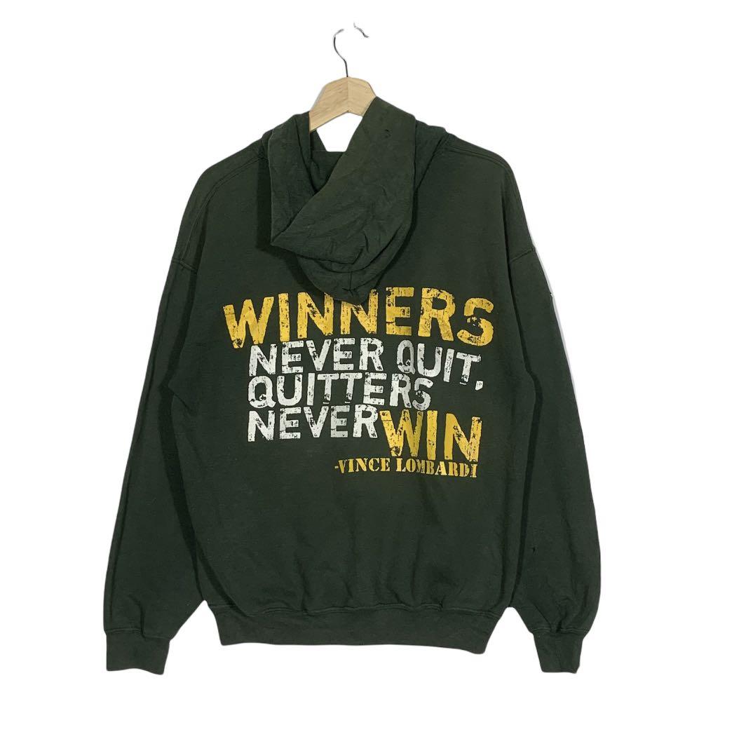 Hoodies winners big logo, Women's Fashion, Tops, Longsleeves on Carousell