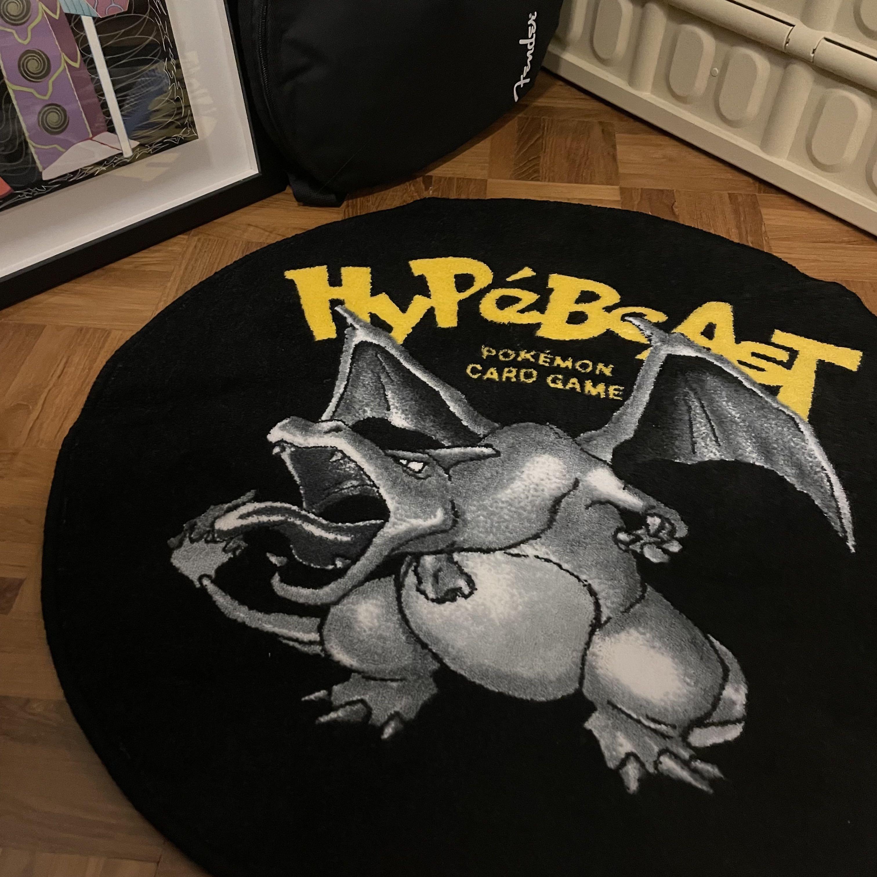 Hypebeast x Pokemon TCG rug - CHARIZARD monocolor, Men's Fashion, Tops ...