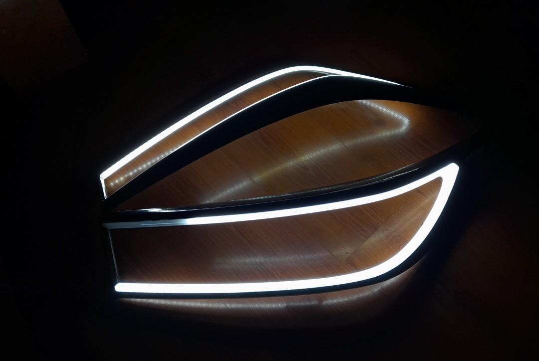 Toyota Innova FITT LED DRL Headlight Head Lamp Cover with LED Front ...