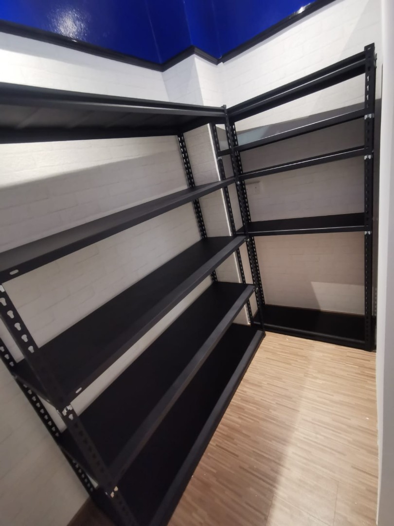 INSTOCKS BOLTLESS 5 TIERS METAL STEEL Storeroom STORE ROOM BOMBSHELTER ...