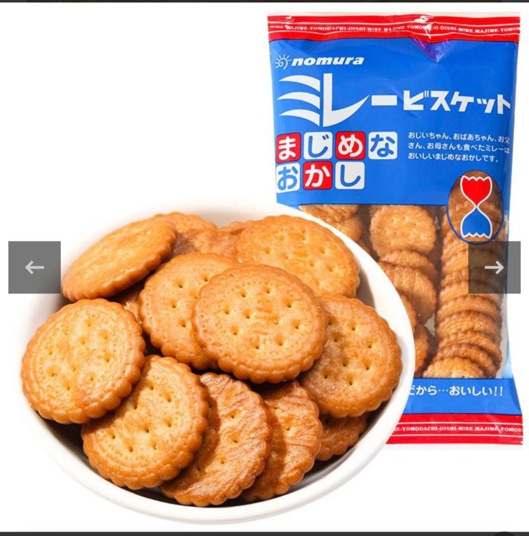 Japanese Nomura Sea Salt Biscuits, Food & Drinks, Packaged & Instant ...