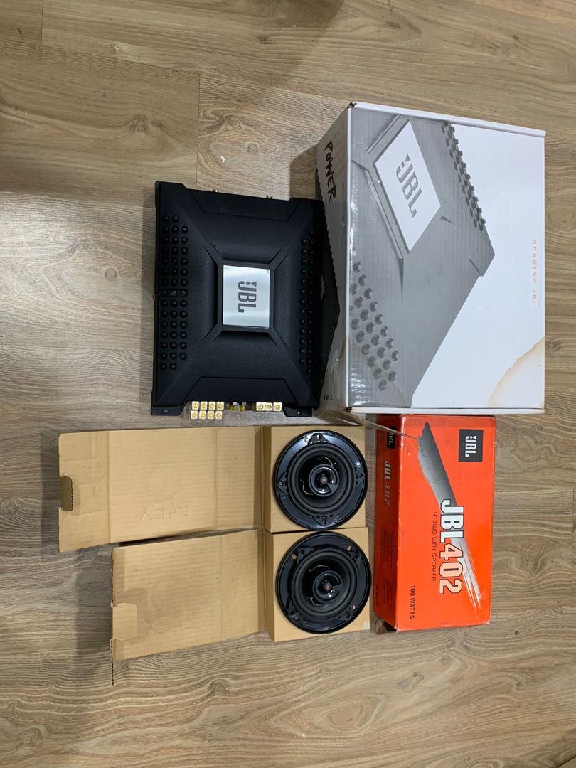 JBL 320W (80W x 4) Automotive Power Amplifier, Audio, Soundbars ...