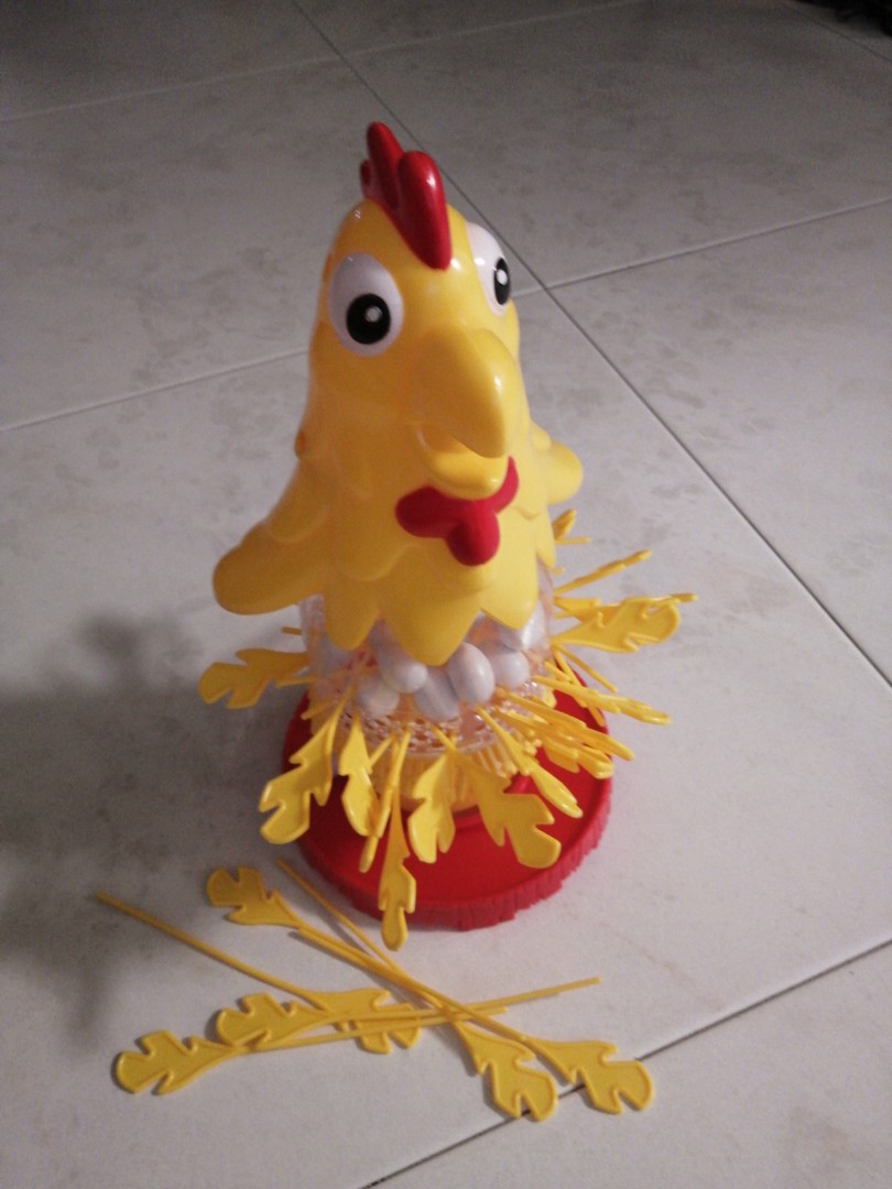 Kid chicken drop game, Hobbies & Toys, Toys & Games on Carousell