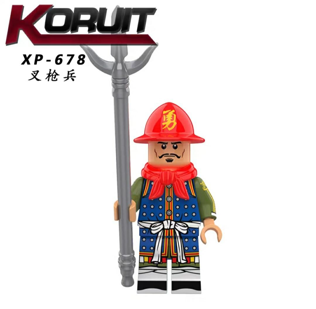 Koruit KT 1091 XP 672-681 Ming Dynasty Army Soldiers Minifigures (3rd ...