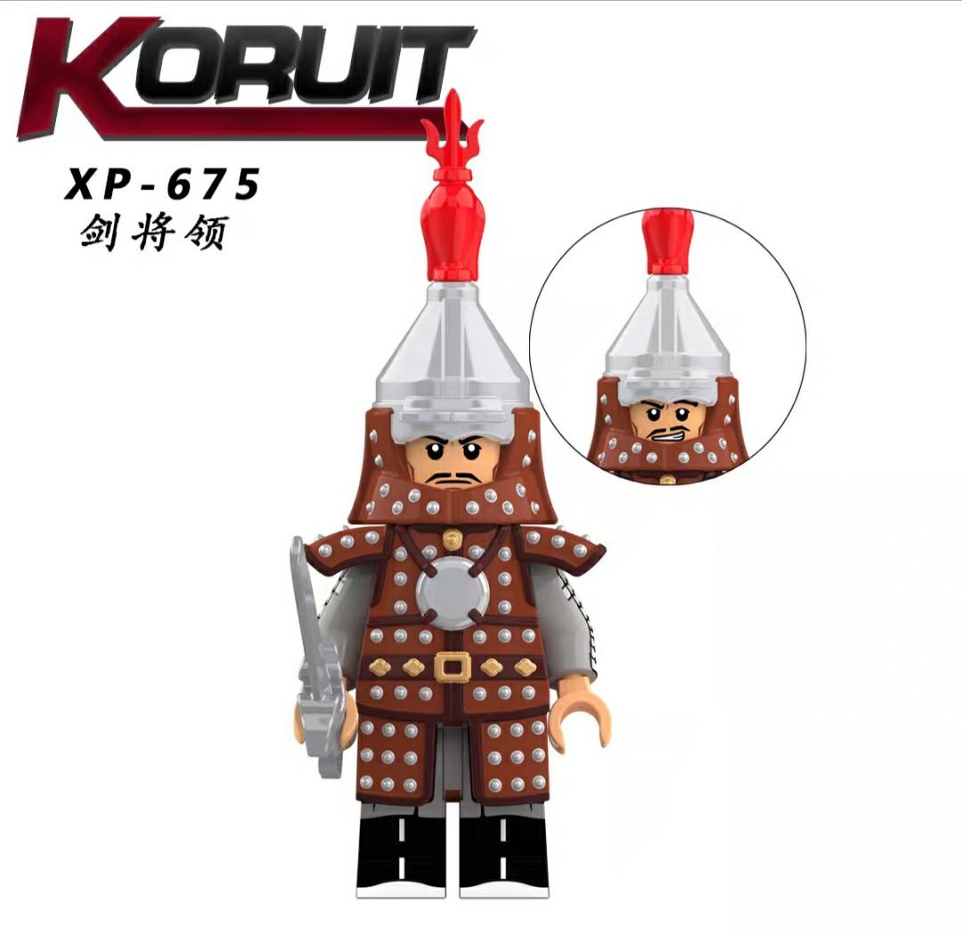 Koruit KT 1091 XP 672-681 Ming Dynasty Army Soldiers Minifigures (3rd ...