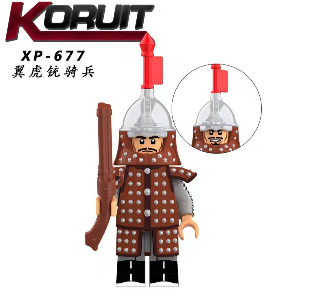 Koruit KT 1091 XP 672-681 Ming Dynasty Army Soldiers Minifigures (3rd ...