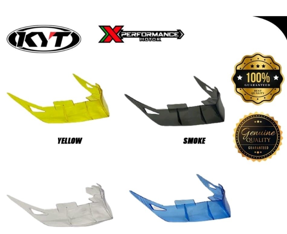 kyt helmets tt course spoiler, Motorcycles, Motorcycle Apparel on Carousell