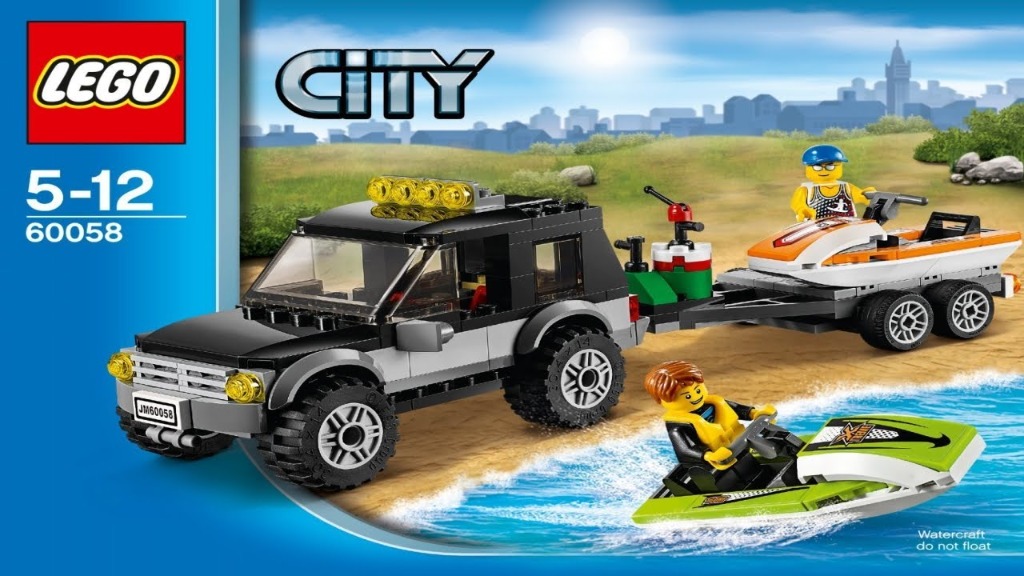 Lego City 60058 (SUV with Watercraft) - NO BOX, Hobbies & Toys, Toys ...