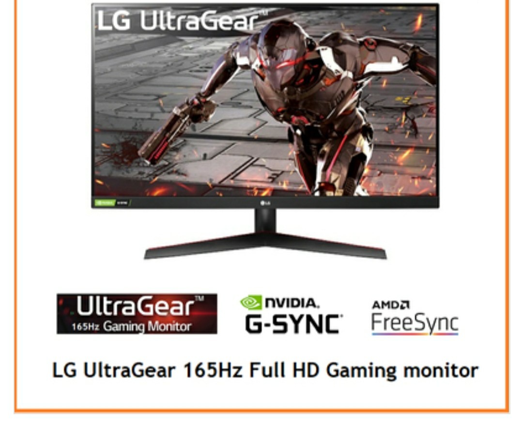 LG 32'' UltraGear FHD 165Hz HDR10 G-SYNC Monitor 32GN50T (Refurbished ...