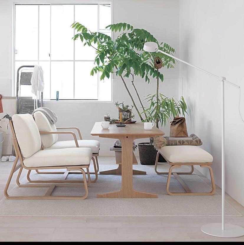 Living Dining Table (Oak) - MUJI Set , Furniture & Home Living ...