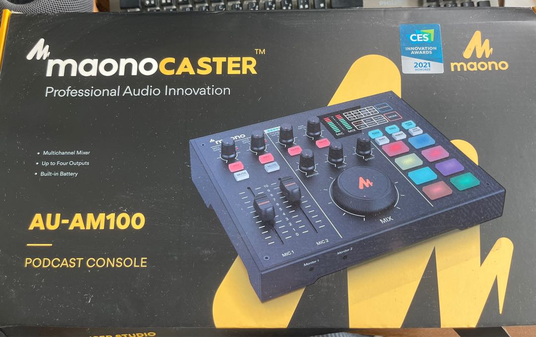 Maonocaster 連mic set 99%new只用兩次, 音響器材, 可攜式音響設備 - Carousell