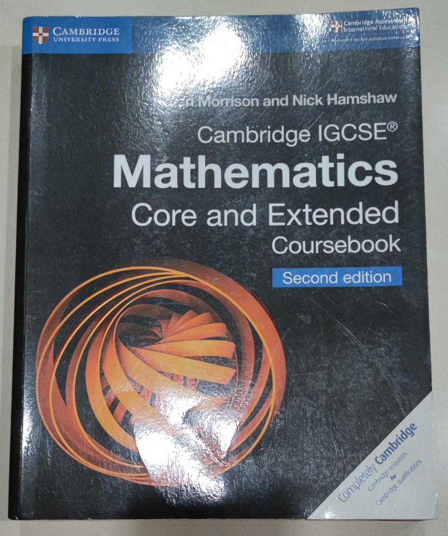 Mathematics - Core & Extended Coursebook (2nd Edition), Hobbies & Toys ...