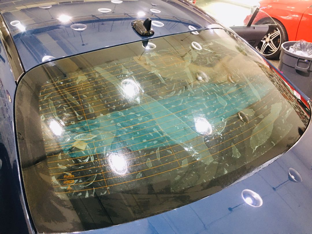 Mercedes rear windscreen solar film tint, Car Accessories, Car ...