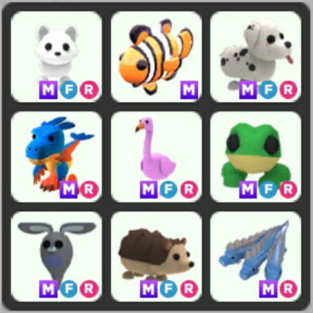 MFR Ghost Bunny - Arctic Fox - Dalmatian - Flamingo - Frog - Hydra ...