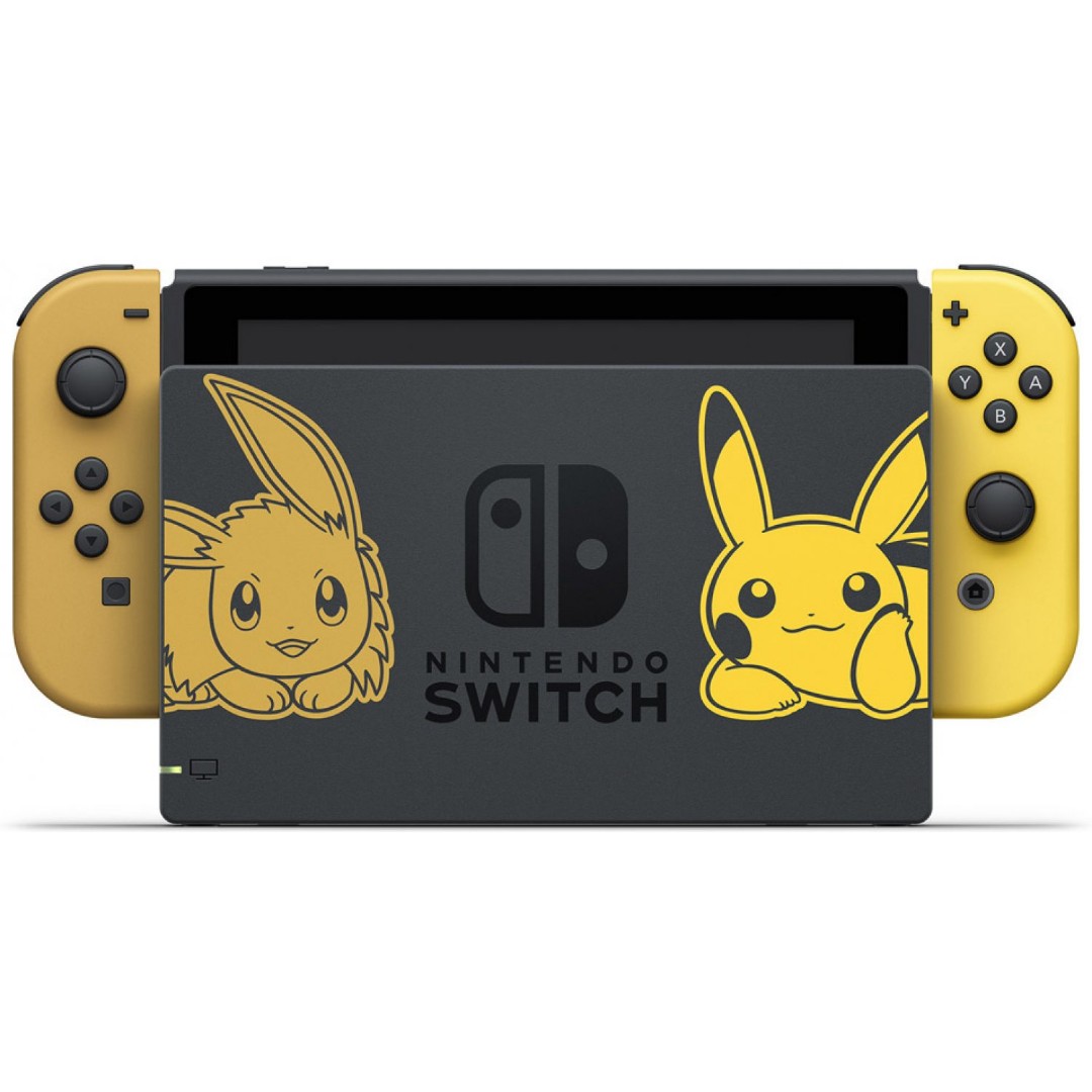 Nintendo Switch Gen 1: Pikachu Eevee Edition, Video Gaming, Video Game ...