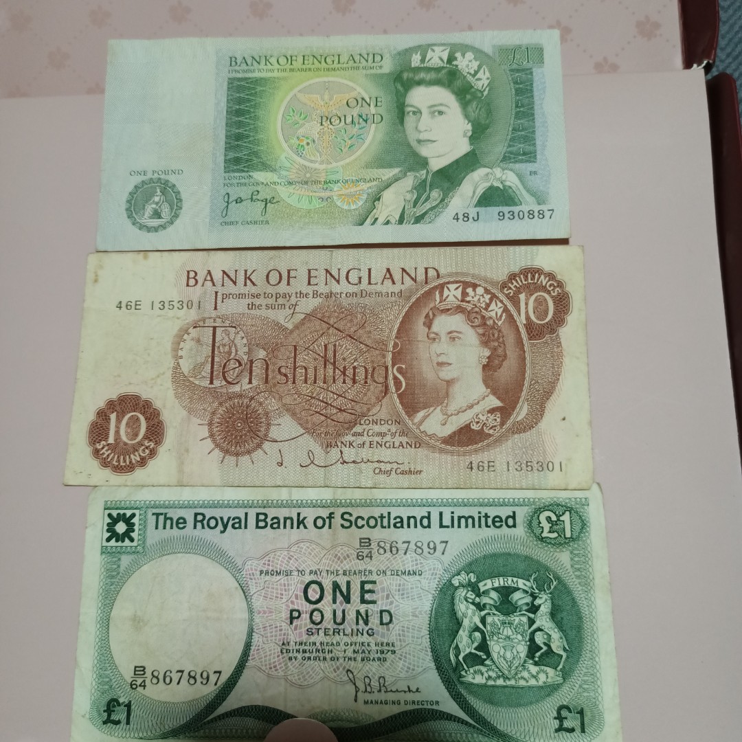 Old UK bank note, Hobbies & Toys, Memorabilia & Collectibles, Vintage ...