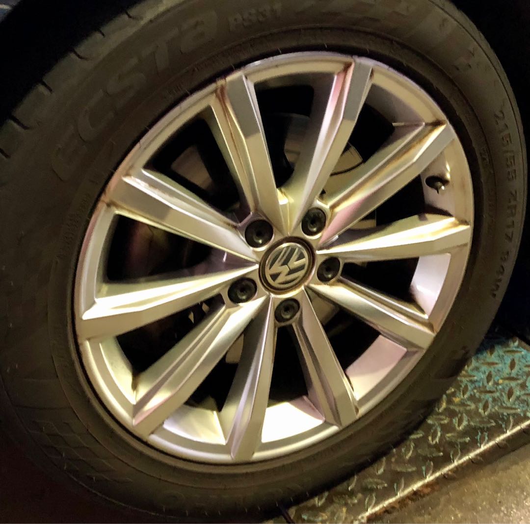 Original 17 Inch VW rim, Car Accessories, Tyres & Rims on Carousell