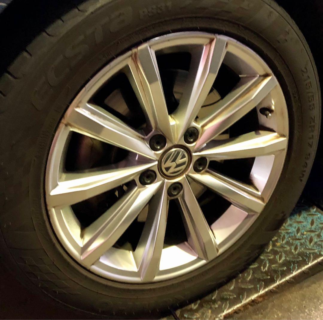 Original 17 Inch VW rim, Car Accessories, Tyres & Rims on Carousell