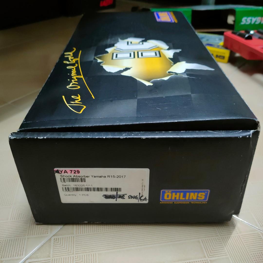 Original ohlins YA 729 for yamaha r15v3 / r15 v3, Sports Equipment ...
