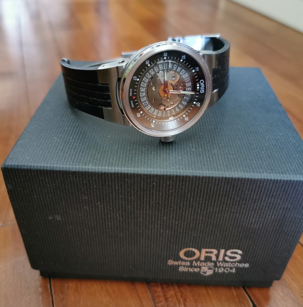 ORIS Williams F1 Skeleton Watch rubber strap unisex, Luxury, Watches on ...