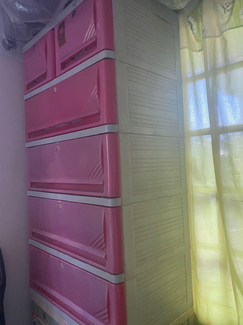 OROCAN Dresser (Pink), Furniture & Home Living, Furniture, Shelves ...