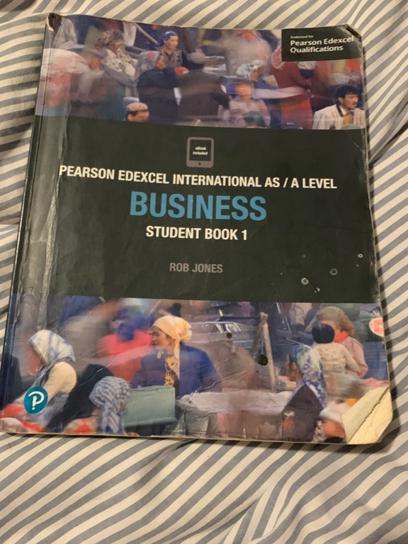 Pearson Edexcel International AS/ALevel Business Student Book 1 ...