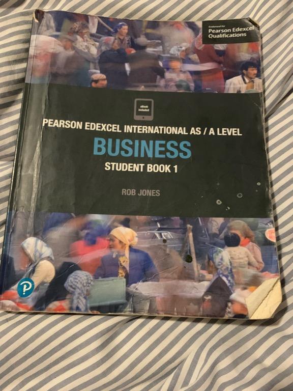 Pearson Edexcel International AS/ALevel Business Student Book 1 ...