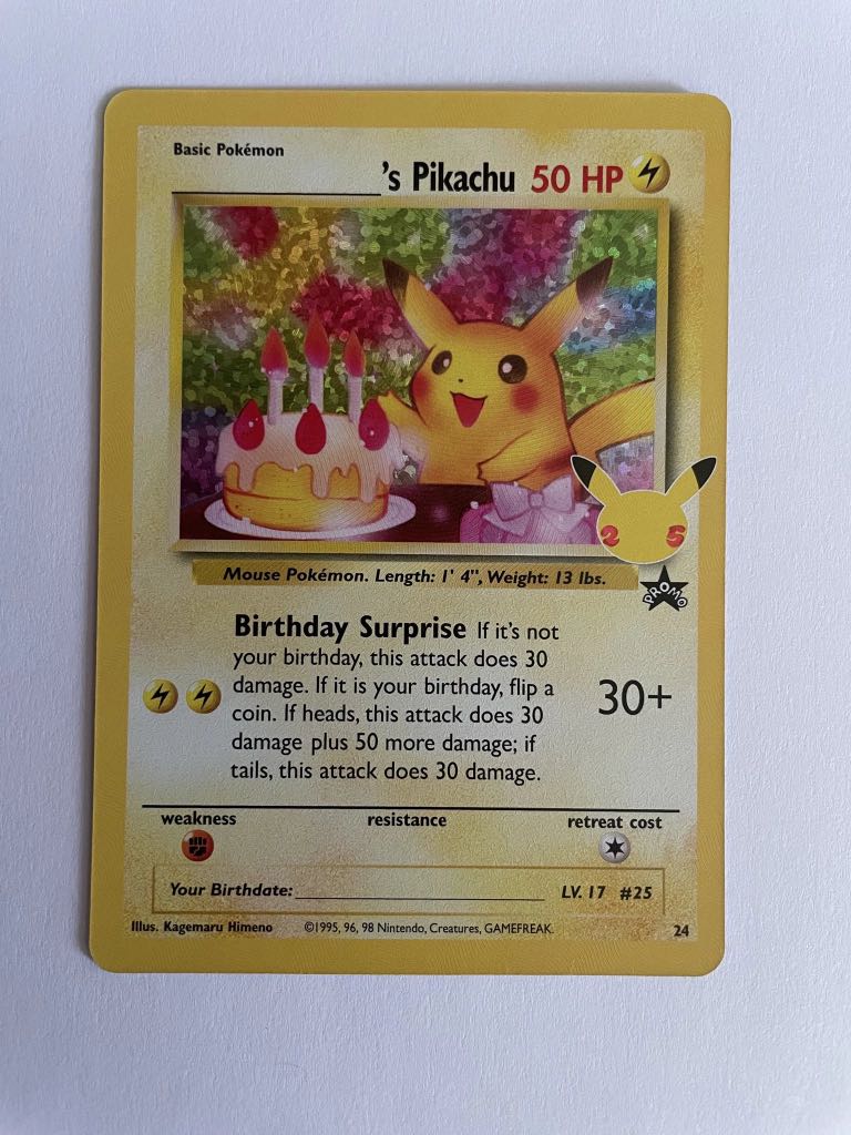 Pokemon Birthday Pika Celebration, Hobbies & Toys, Toys & Games on ...